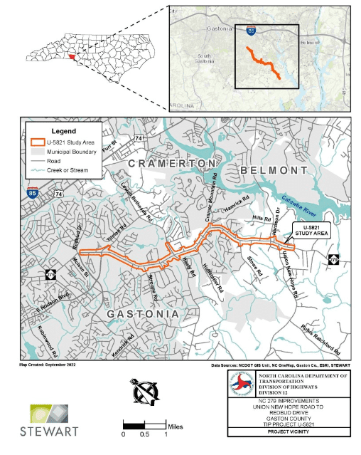 S New Hope Road Improvements - NC Eminent Domain Law Firm