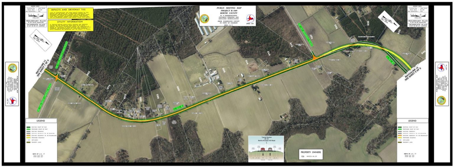 NCDOT Project R-5809B | NC Eminent Domain Law Firm