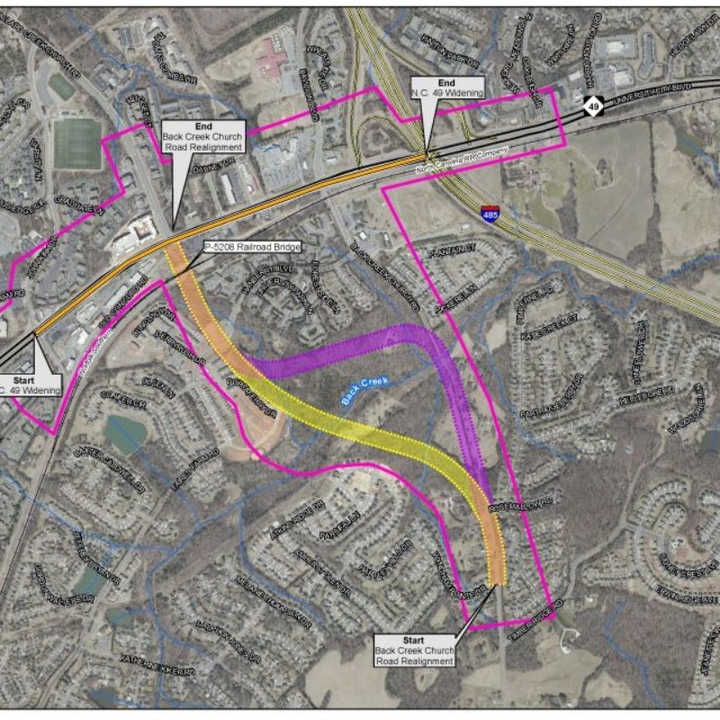 NC 49 Road Widening in Mecklenburg County - NC Eminent Domain Law Firm