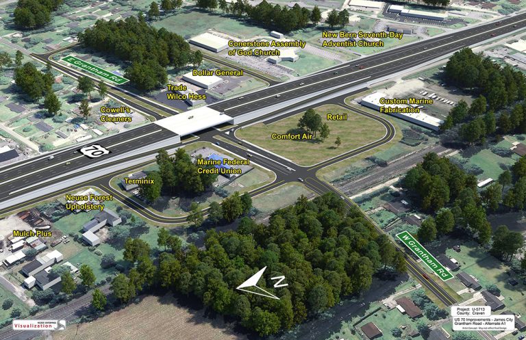 US 70 Widening and Upgrades : NC Eminent Domain Law Firm